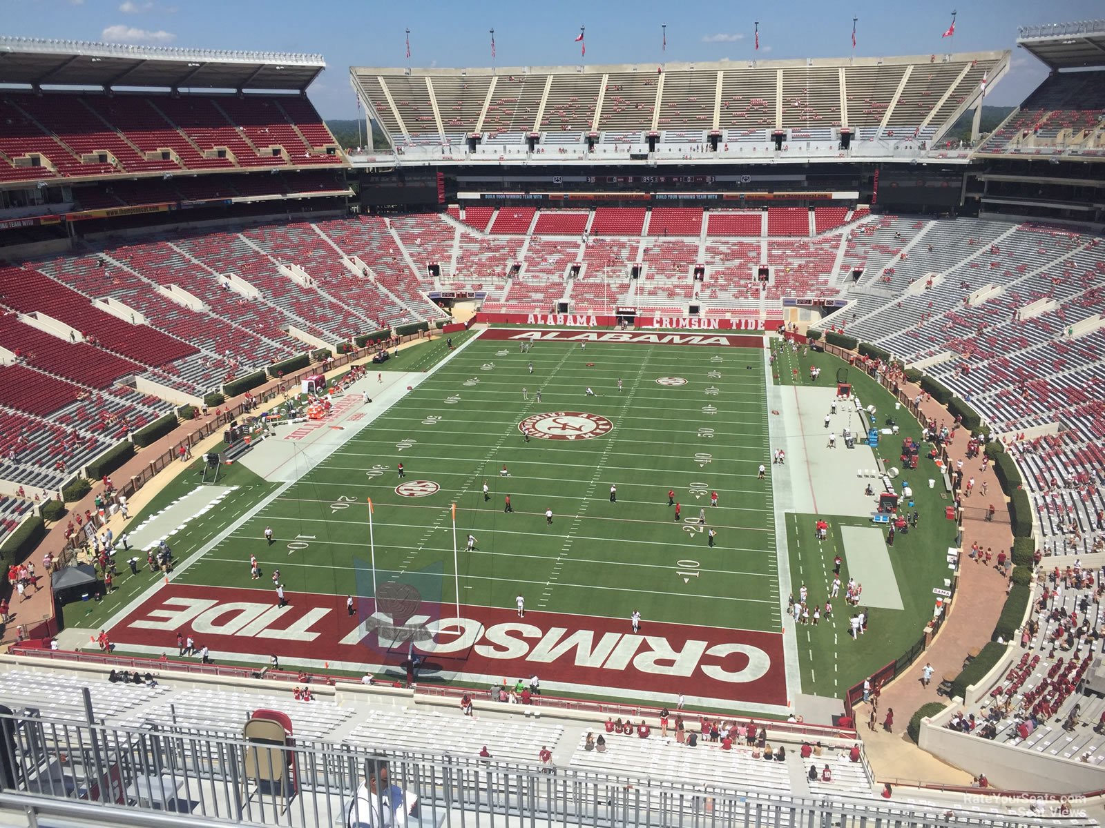 Bryant Denny Stadium Seating Chart With Rows Elcho Table