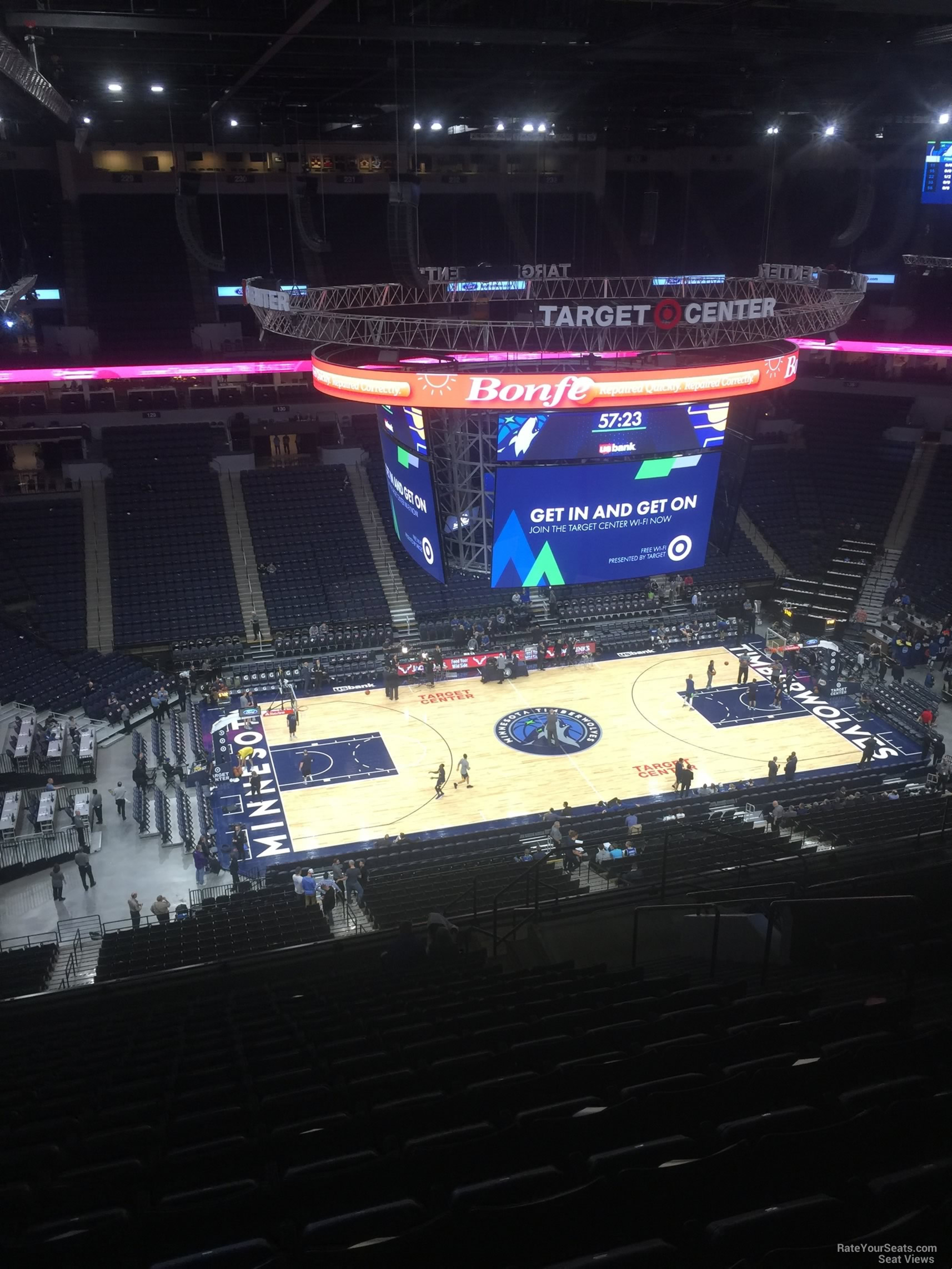 Timberwolves Seating Chart Row